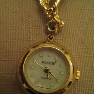 Bonetto Watch AB Rhinestone Brid Watch Brooch | Accessories | Bonetto ...